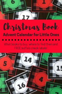 Christmas Book Advent Calendar & Free Printable Labels – Let's Live and ...