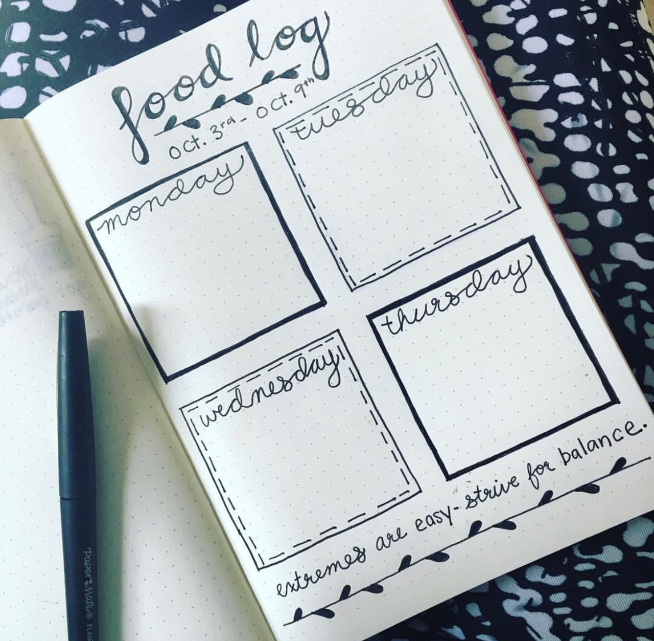Using a Bullet Journal to Track Health & Fitness – Let's Live and Learn