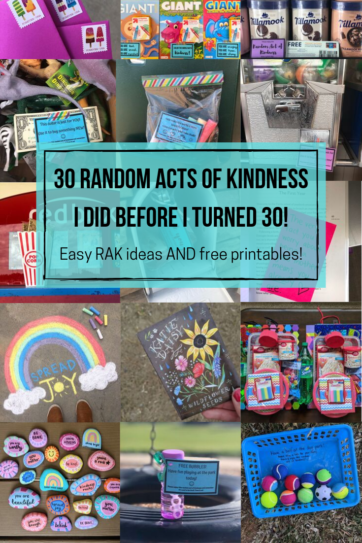 30 Random Acts of Kindness before 30 years old – Let's Live and Learn