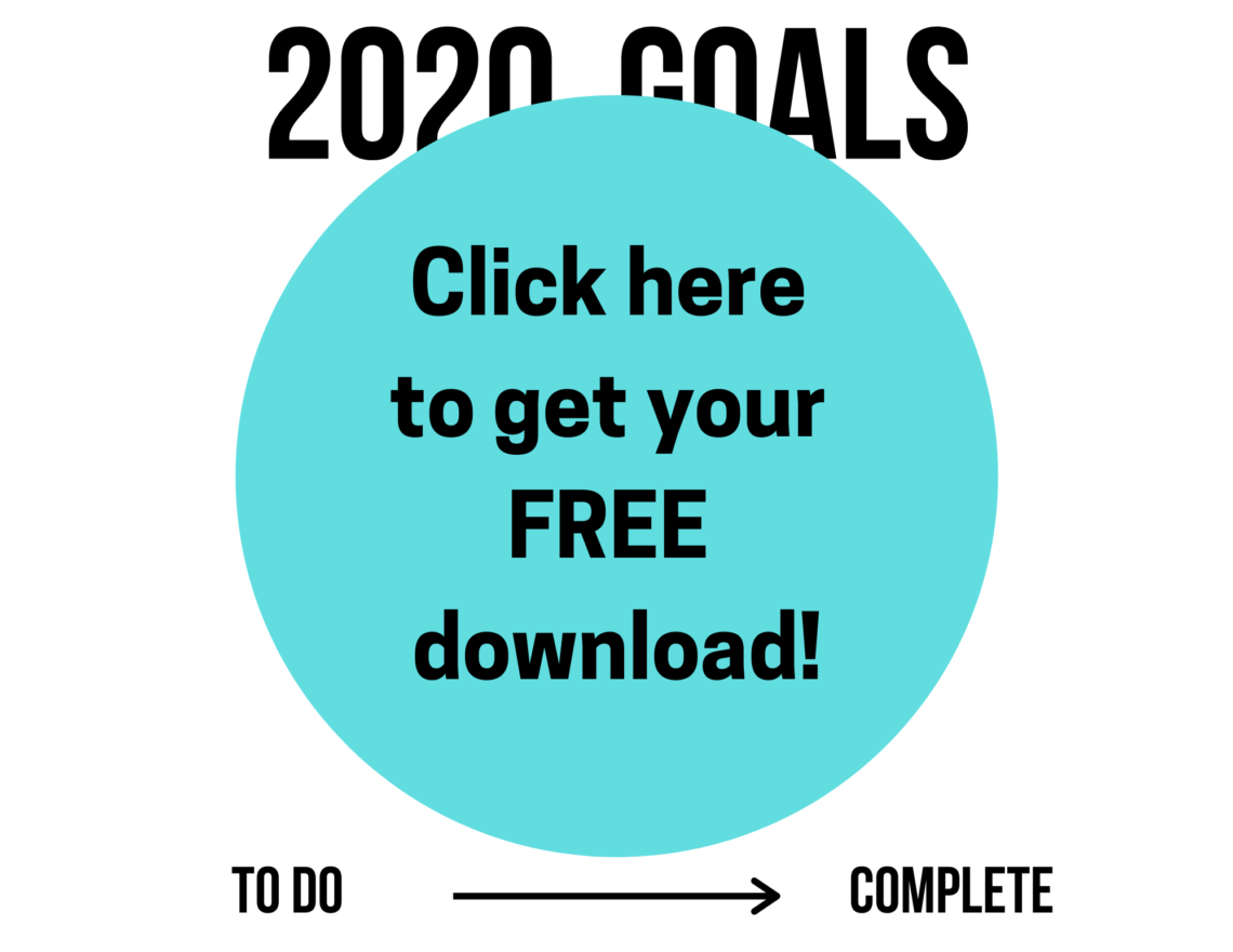 2020 New Year's Goals Printables – Let's Live and Learn